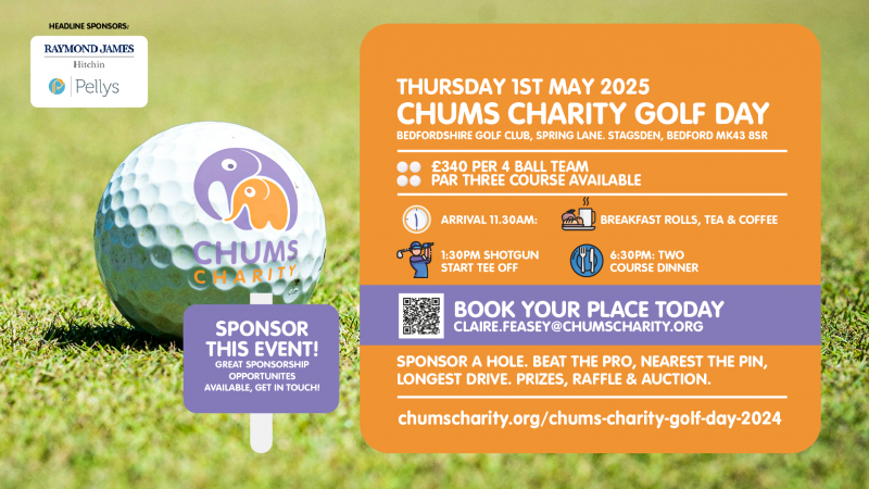 CHUMS Charity Golf Day 2025 | CHUMS Charity